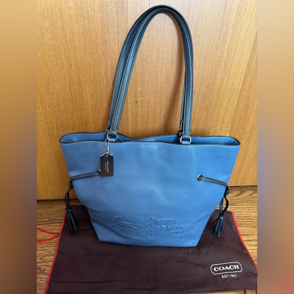 Coach | Bags | Coach Blue Shoulder Hobo Bag | Poshmark